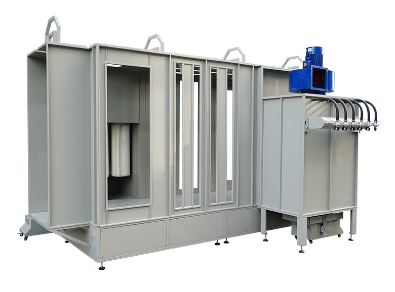 Automatic Powder Coating Booth System with Filter Recovery - Buy ...